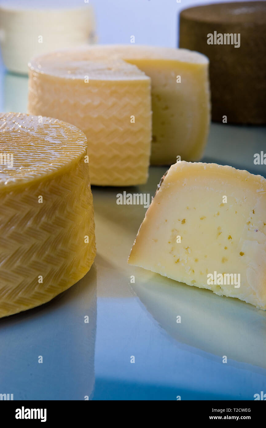 Types of spanish cheese hi-res stock photography and images - Alamy