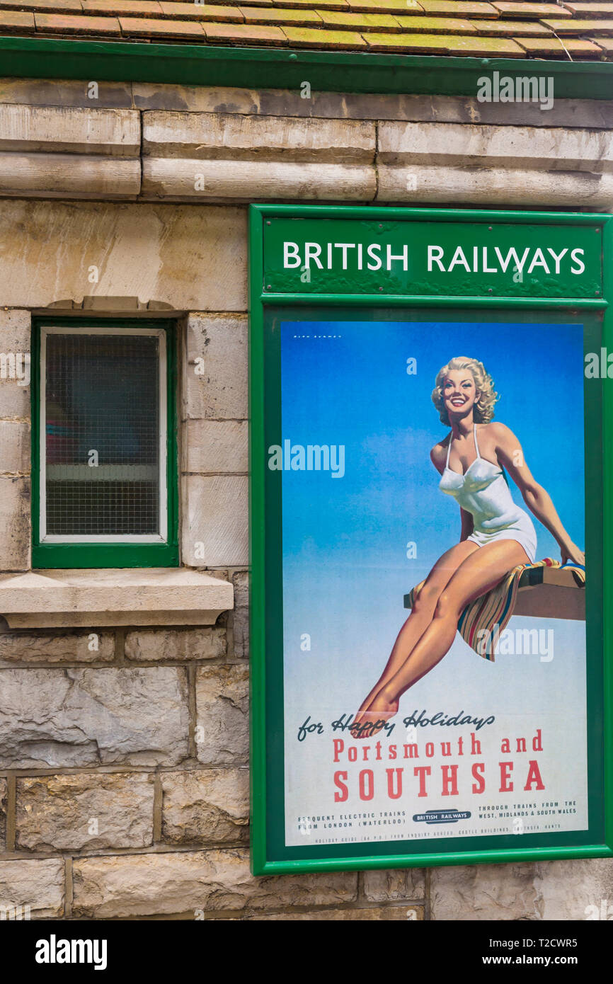 Swanage railway sign hi-res stock photography and images - Alamy