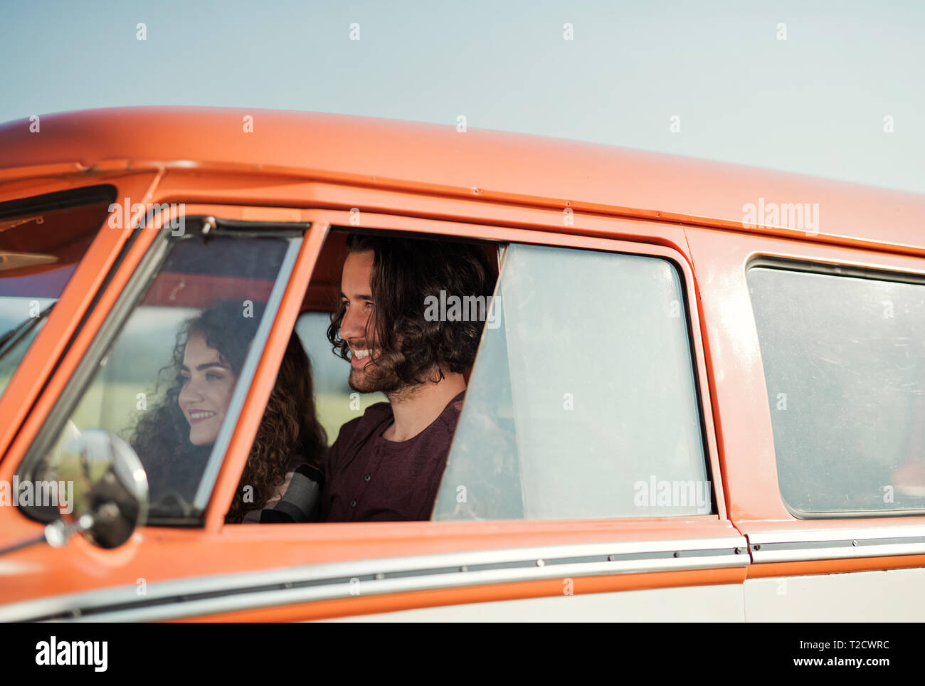 Driving in a minivan hi-res stock photography and images - Alamy