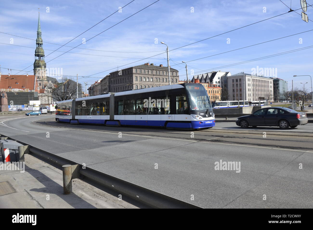 Riga center hi-res stock photography and images - Alamy
