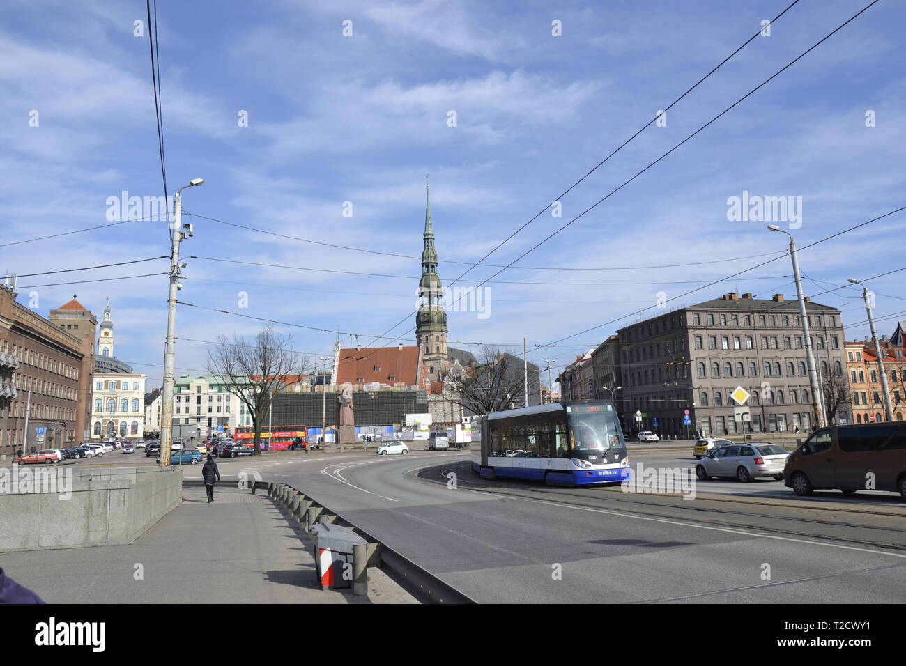 Riga center hi-res stock photography and images - Alamy