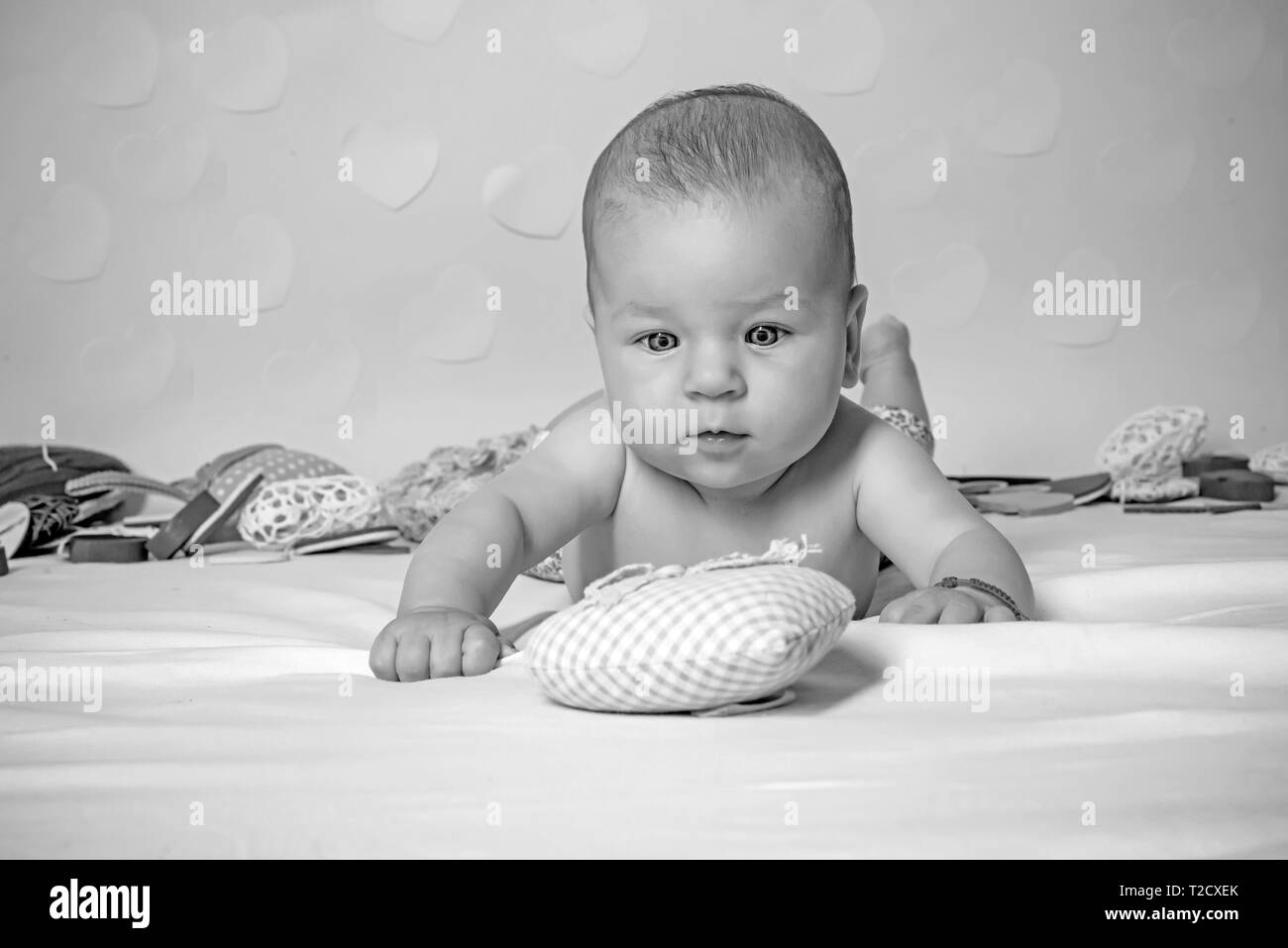 Pretty photo. Sweet little baby. New life and baby birth. Childhood and ...