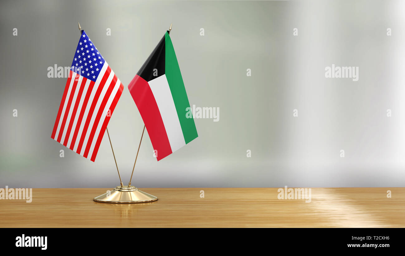 Kuwait usa flag hi-res stock photography and images - Alamy