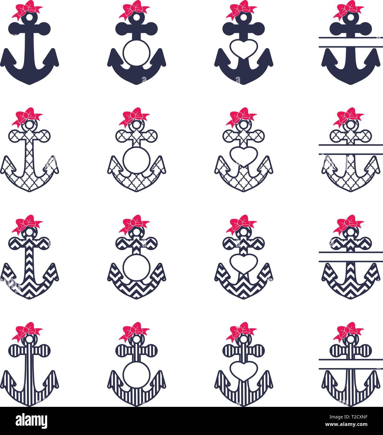 Anchor vector vectors hi-res stock photography and images - Alamy