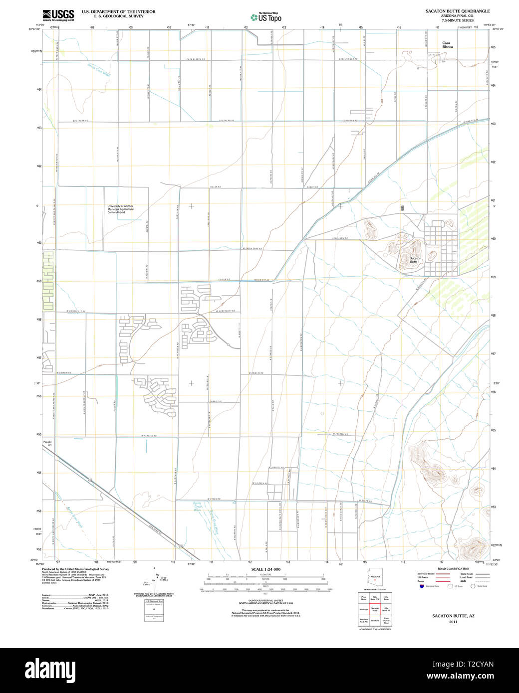 Sacaton butte hi-res stock photography and images - Alamy