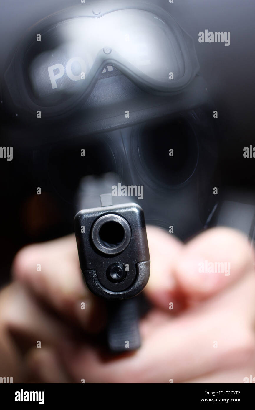 armed police with weapons Stock Photo - Alamy