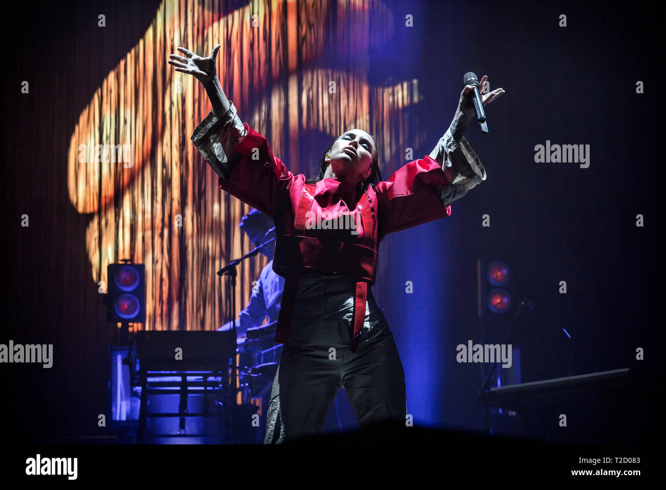 Norway, Oslo - March 30, 2019. The Norwegian indie pop band Highasakite ...