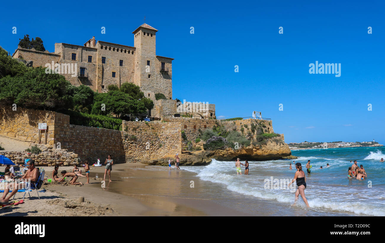 Tamarit Castle near Tarragona, Spain. Taken in July 2018 Stock Photo ...
