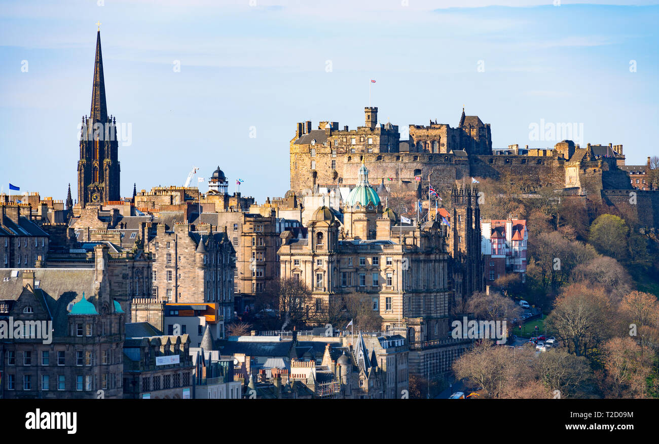 View from edinburgh castle hi-res stock photography and images - Alamy