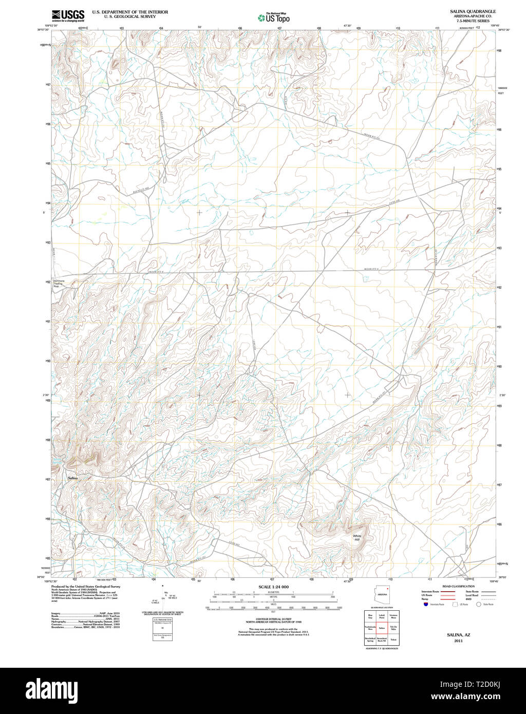 Salina map hi-res stock photography and images - Alamy