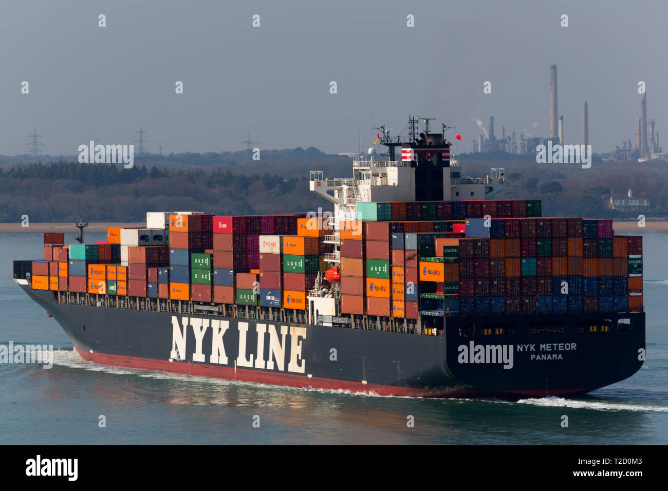 Container,Ship, NYK,company, Meteor, registered,Panama, Southampton ...