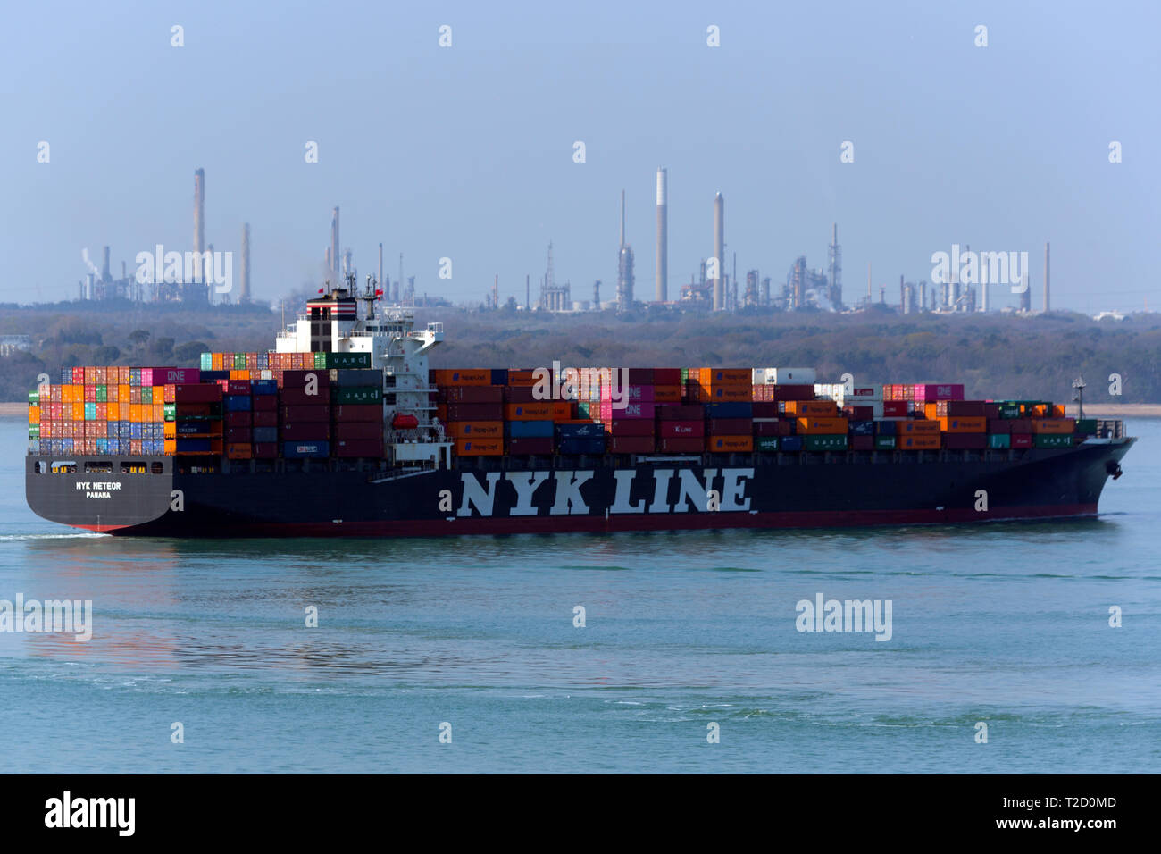 Container,Ship, NYK,company, Meteor, registered,Panama, Southampton ...