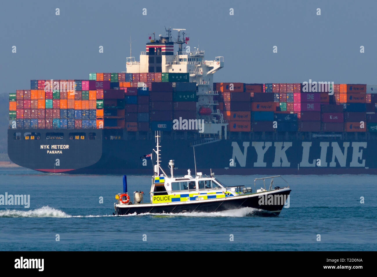 MOD,Police,Launch,Loyalty,Container,Ship, NYK,company, Meteor ...
