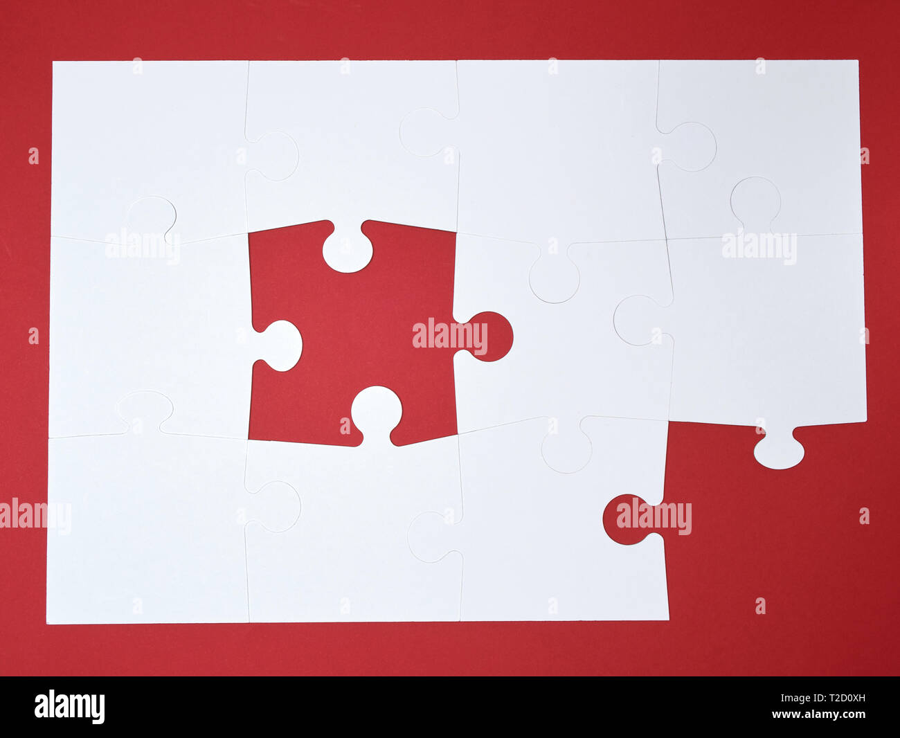 Blank puzzles hi-res stock photography and images - Alamy