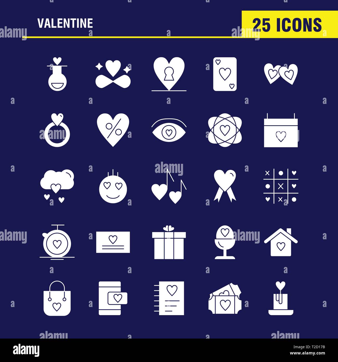 Valentine Solid Glyph Icon Pack For Designers And Developers. Icons Of ...