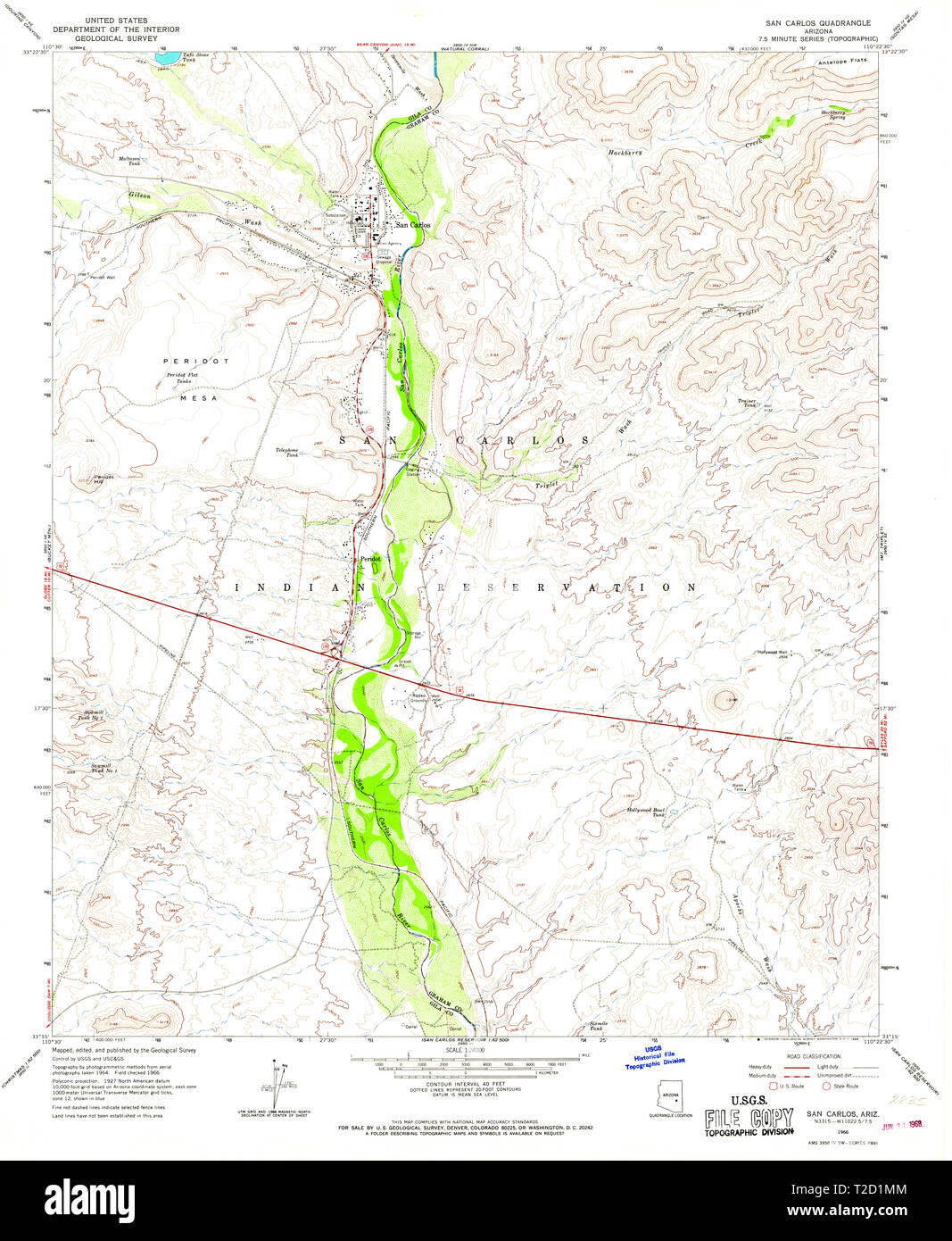 Map of san carlos hi-res stock photography and images - Alamy