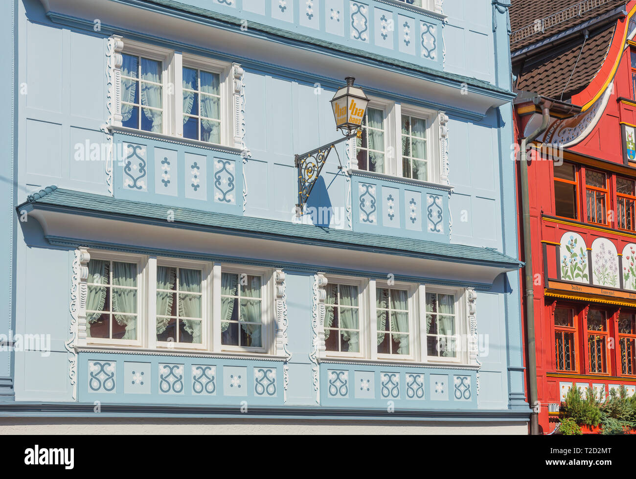 Appenzell Switzerland Traditional Architecture High Resolution Stock ...