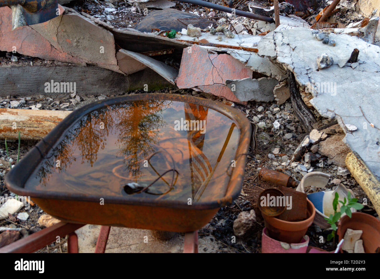 Paradise Fire Aftermath Stock Photo - Alamy