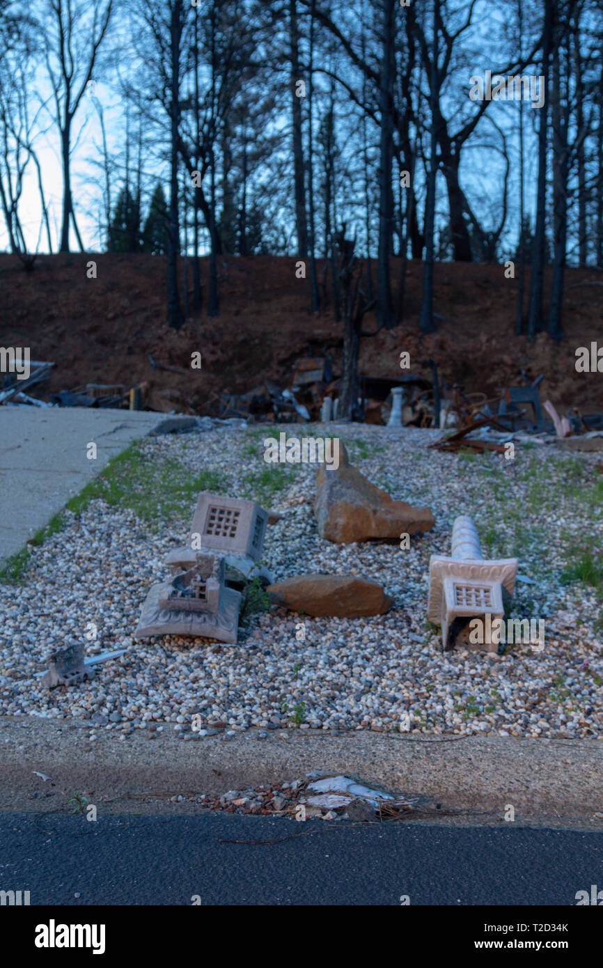 Paradise Fire Aftermath Stock Photo - Alamy