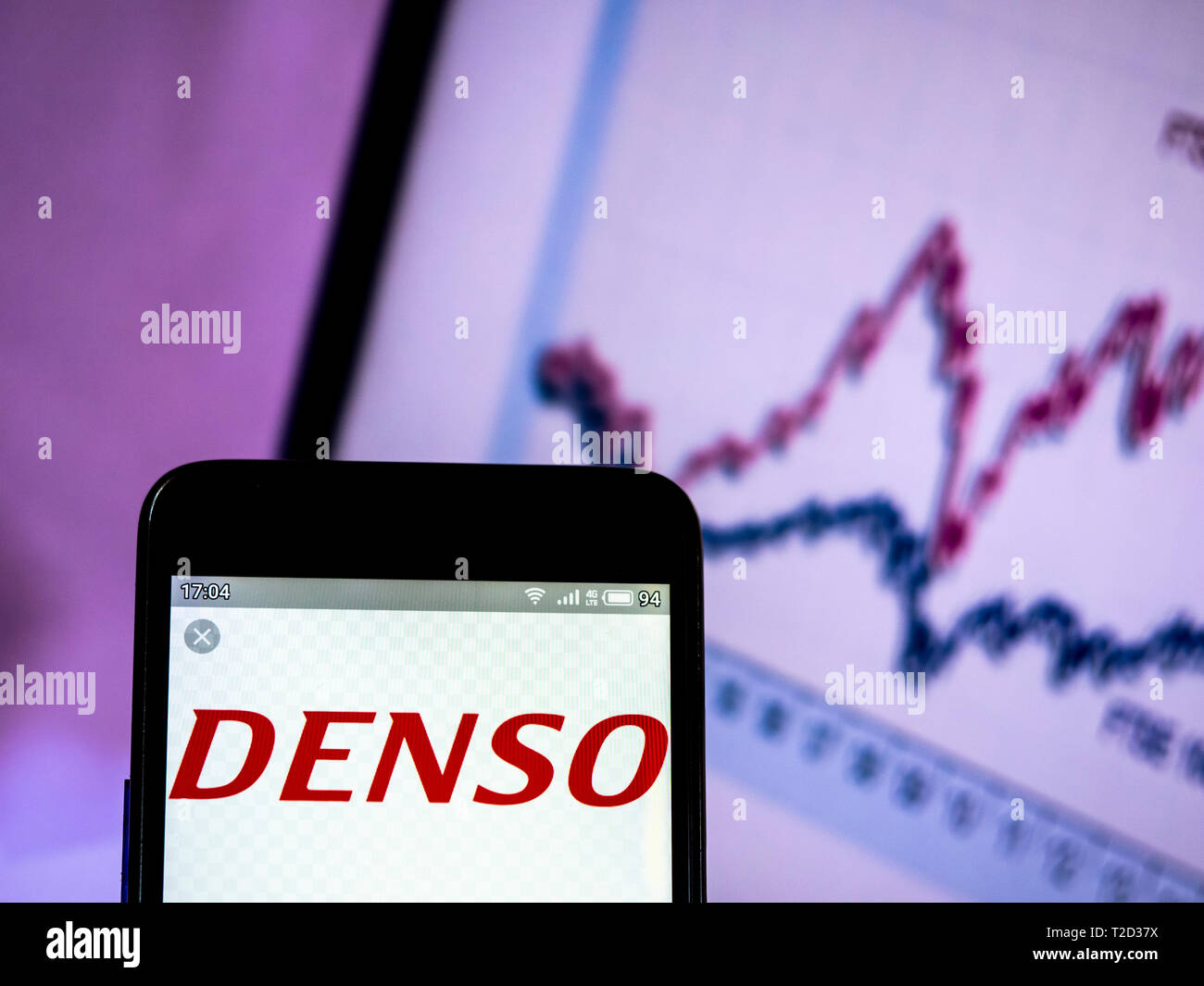 Denso logo hi-res stock photography and images - Alamy
