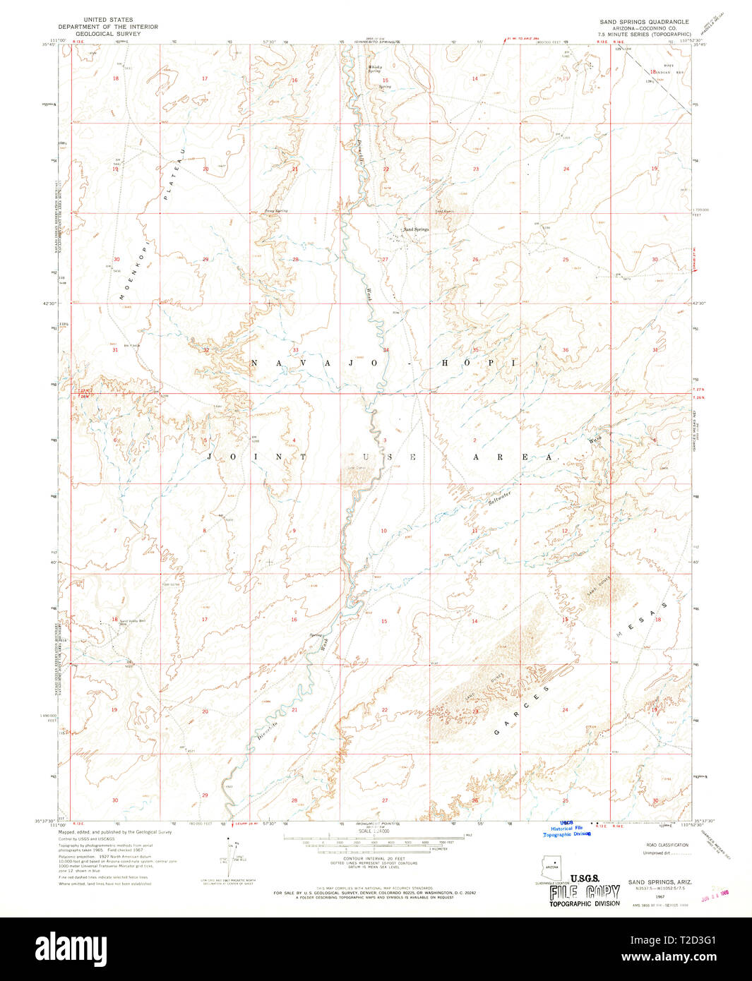 Map of sand springs hi-res stock photography and images - Alamy