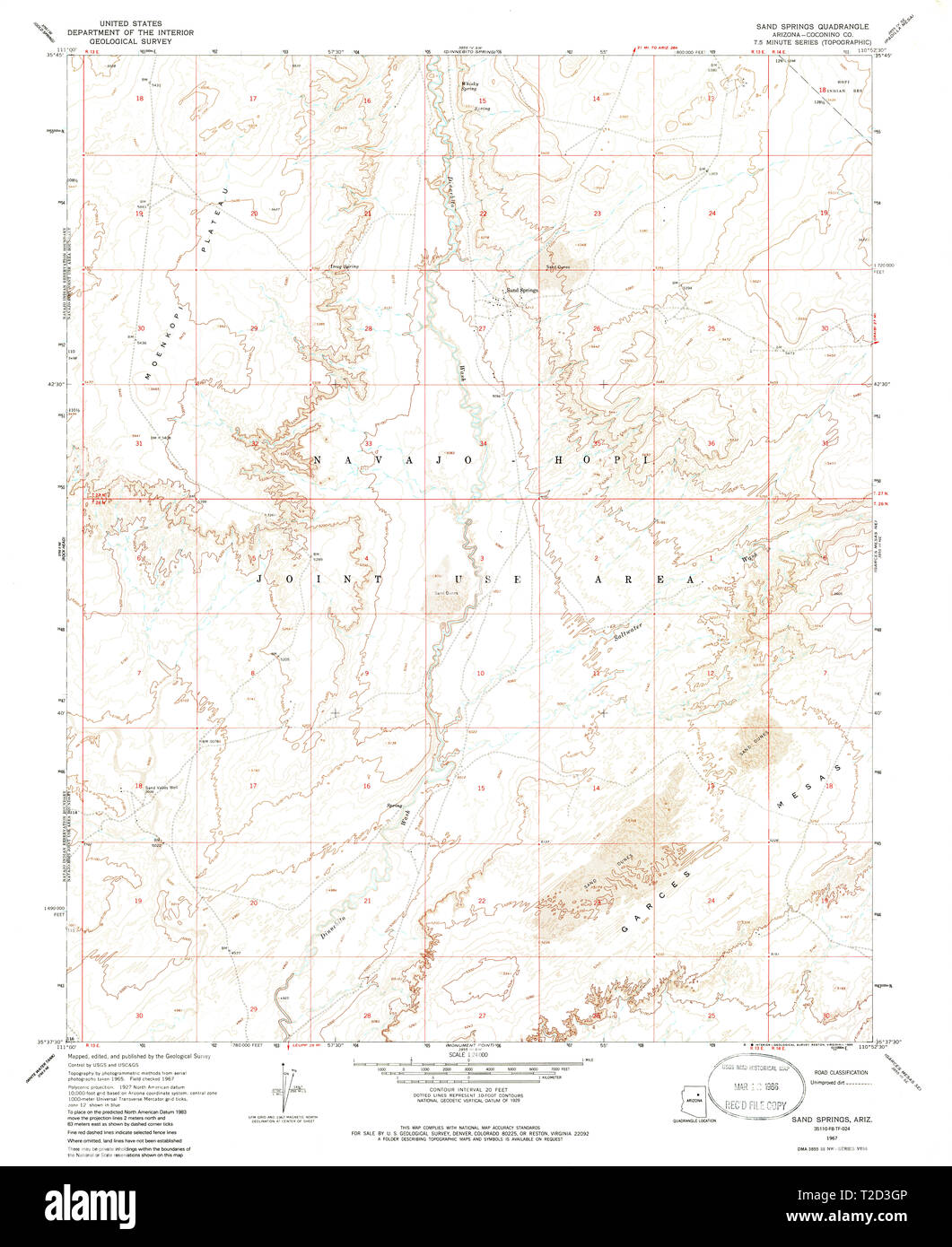 Map of sand springs hi-res stock photography and images - Alamy