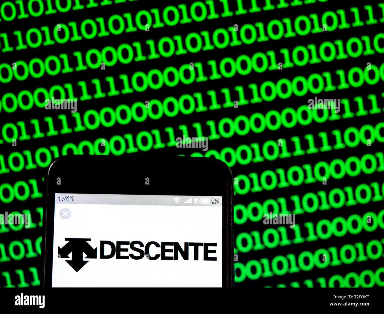 Descente logo hi-res stock photography and images - Alamy