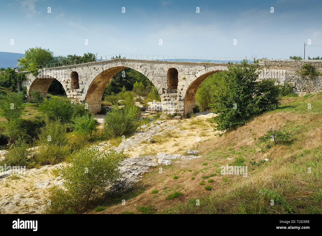 roman Julian bridge Stock Photo - Alamy
