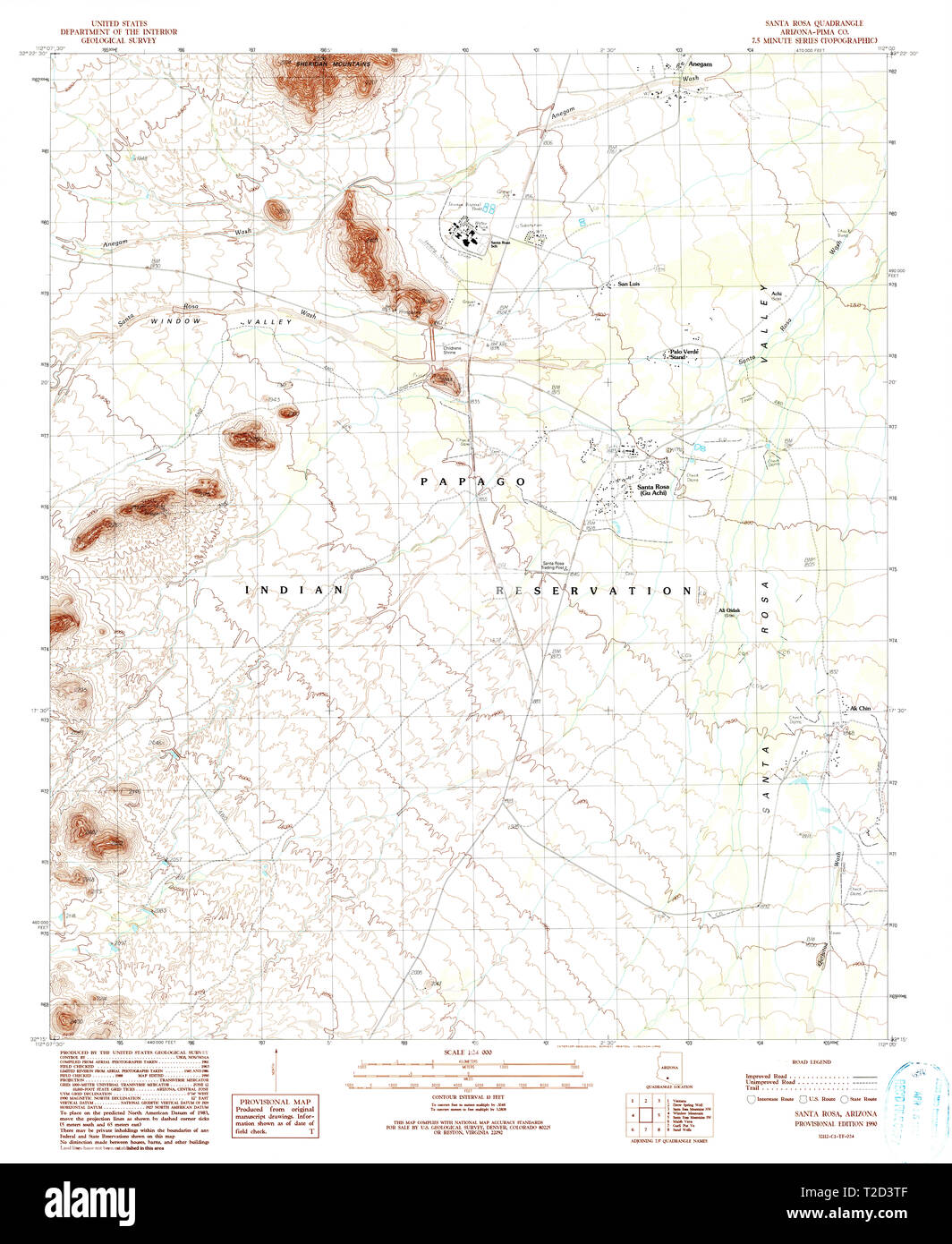 Map of santa rosa Cut Out Stock Images & Pictures - Alamy
