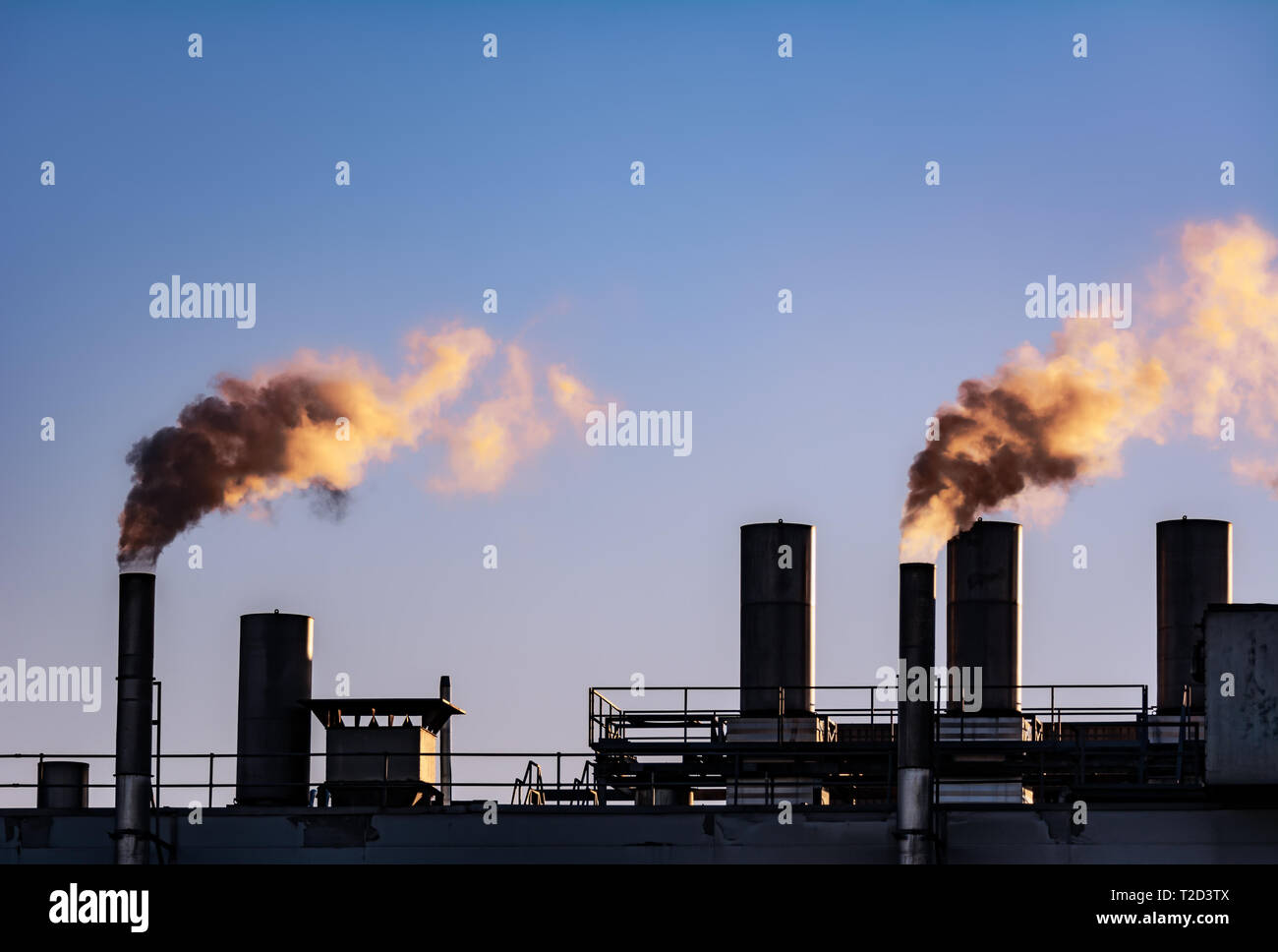 Old factory smoke pollution hi-res stock photography and images - Alamy
