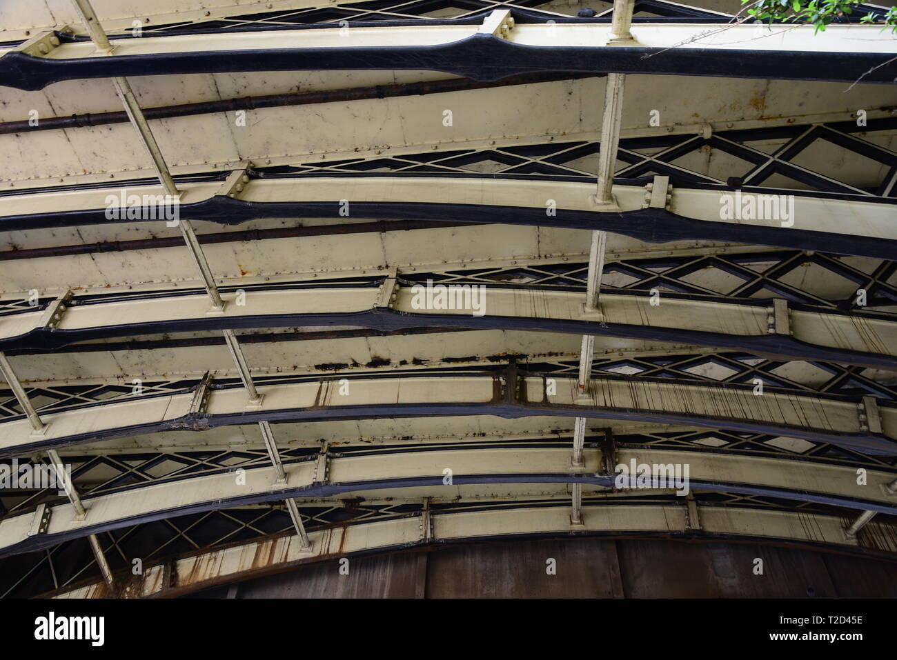 Victorian Rail Bridge In Manchester High Resolution Stock Photography ...