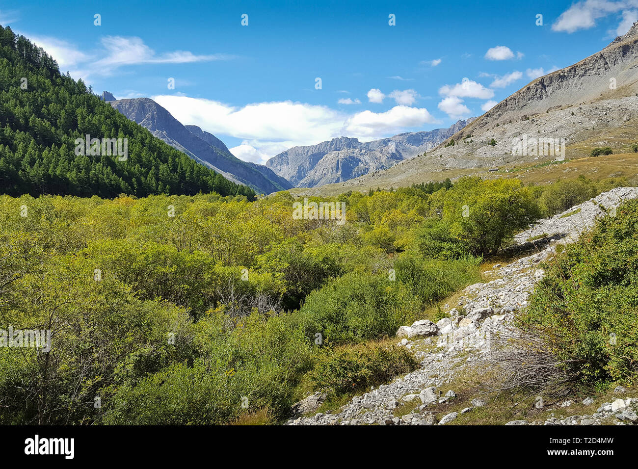 landscapes of ubaye valley Stock Photo - Alamy