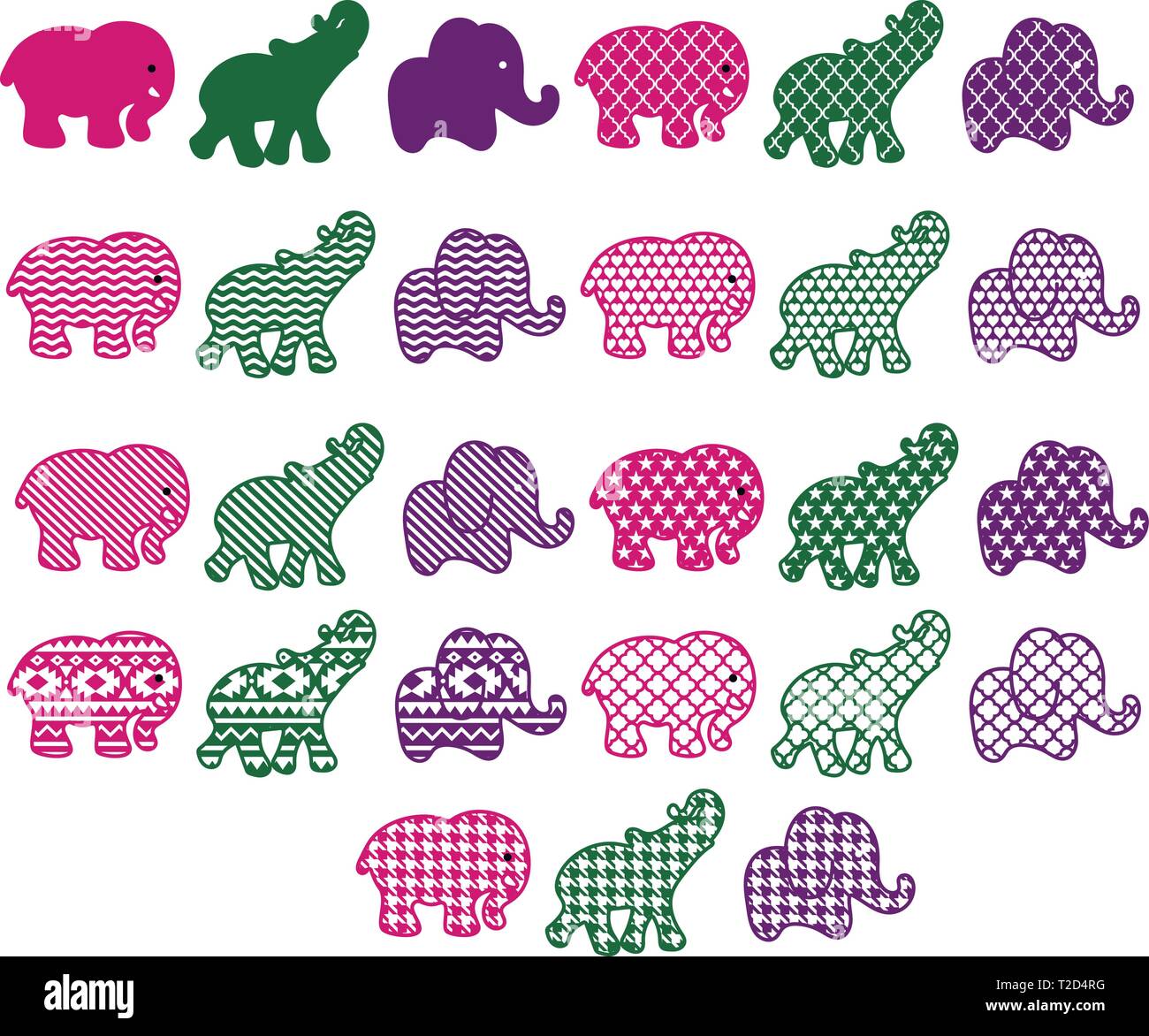 Elephant vector vectors hi-res stock photography and images - Alamy