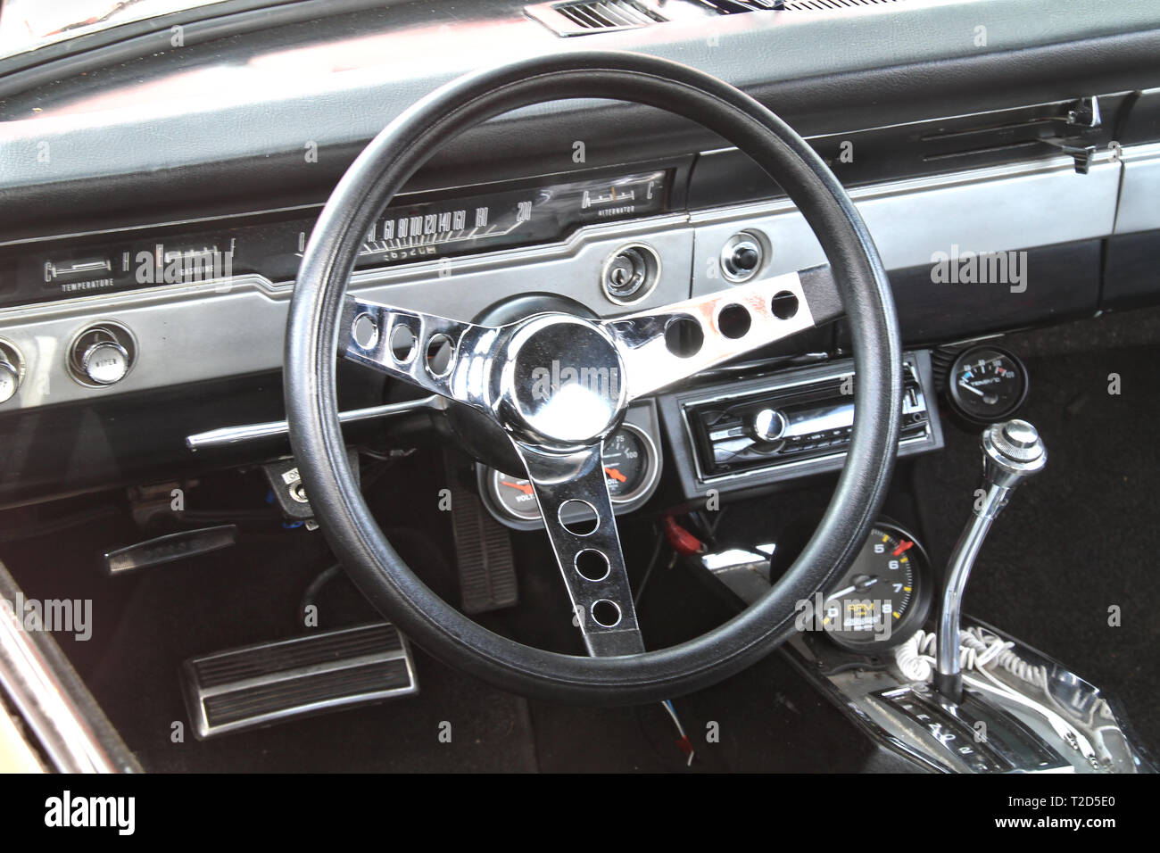 Minimalistic interior of a classic car at Pick-Nick 2018, Classic car ...