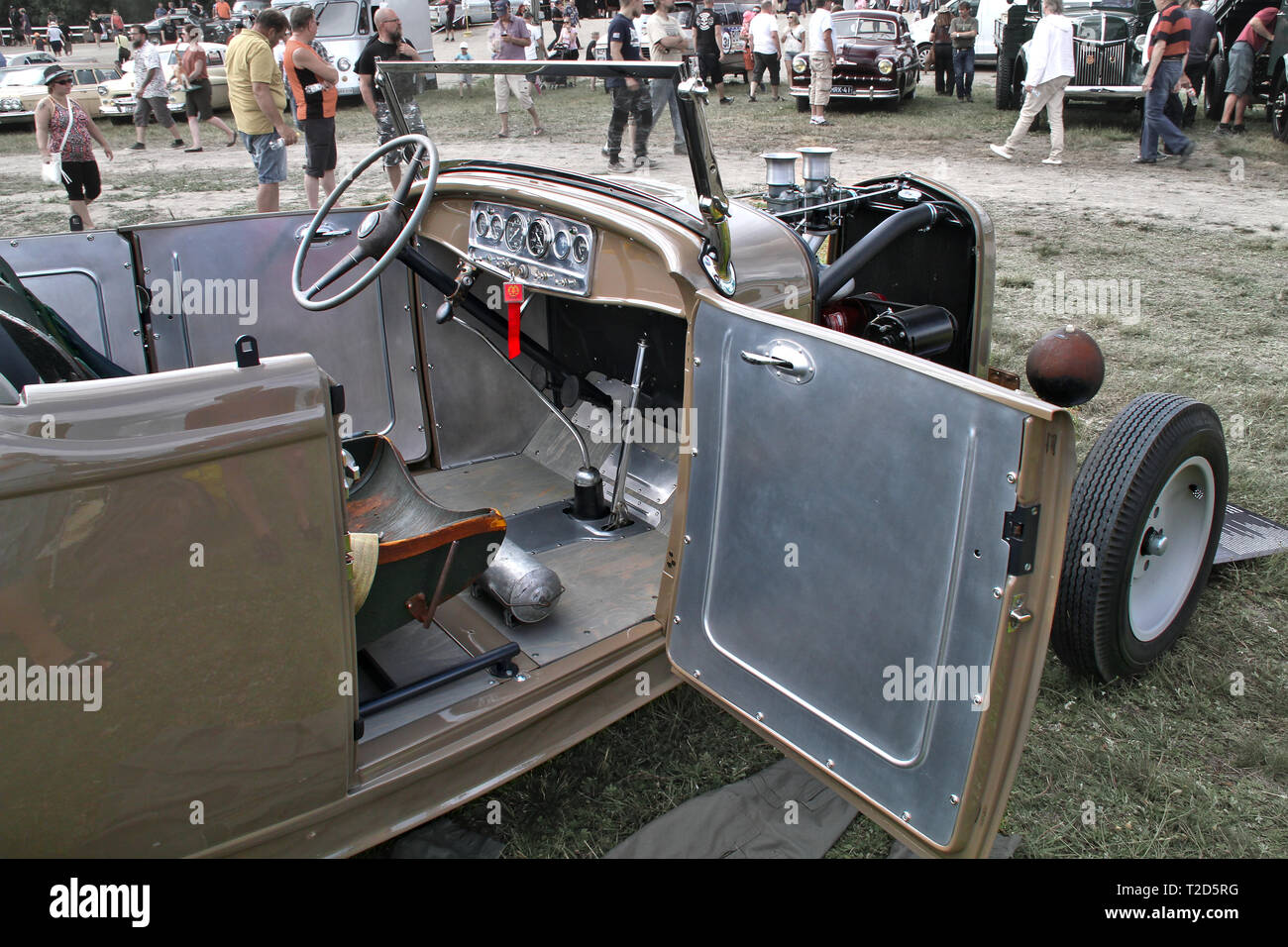Minimalistic customized car at Pick-Nick 2018, Classic car show in ...