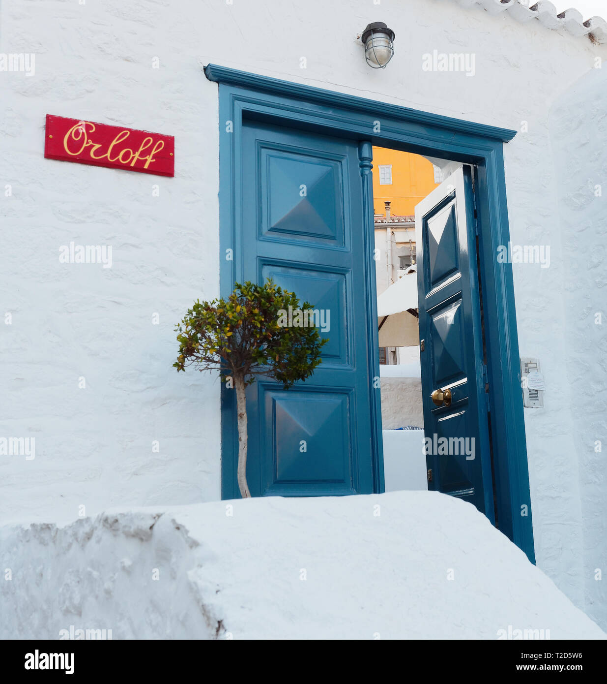 Hydra island greece Stock Photo - Alamy