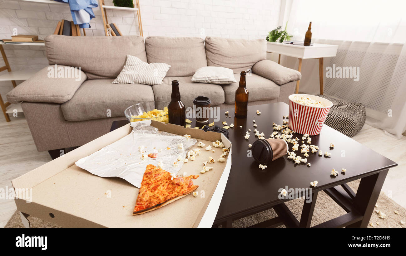Messy House After Party High Resolution Stock Photography and Images ...