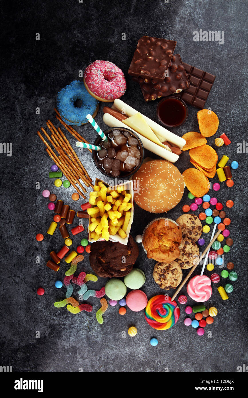 Candy bad for your teeth hi-res stock photography and images - Alamy