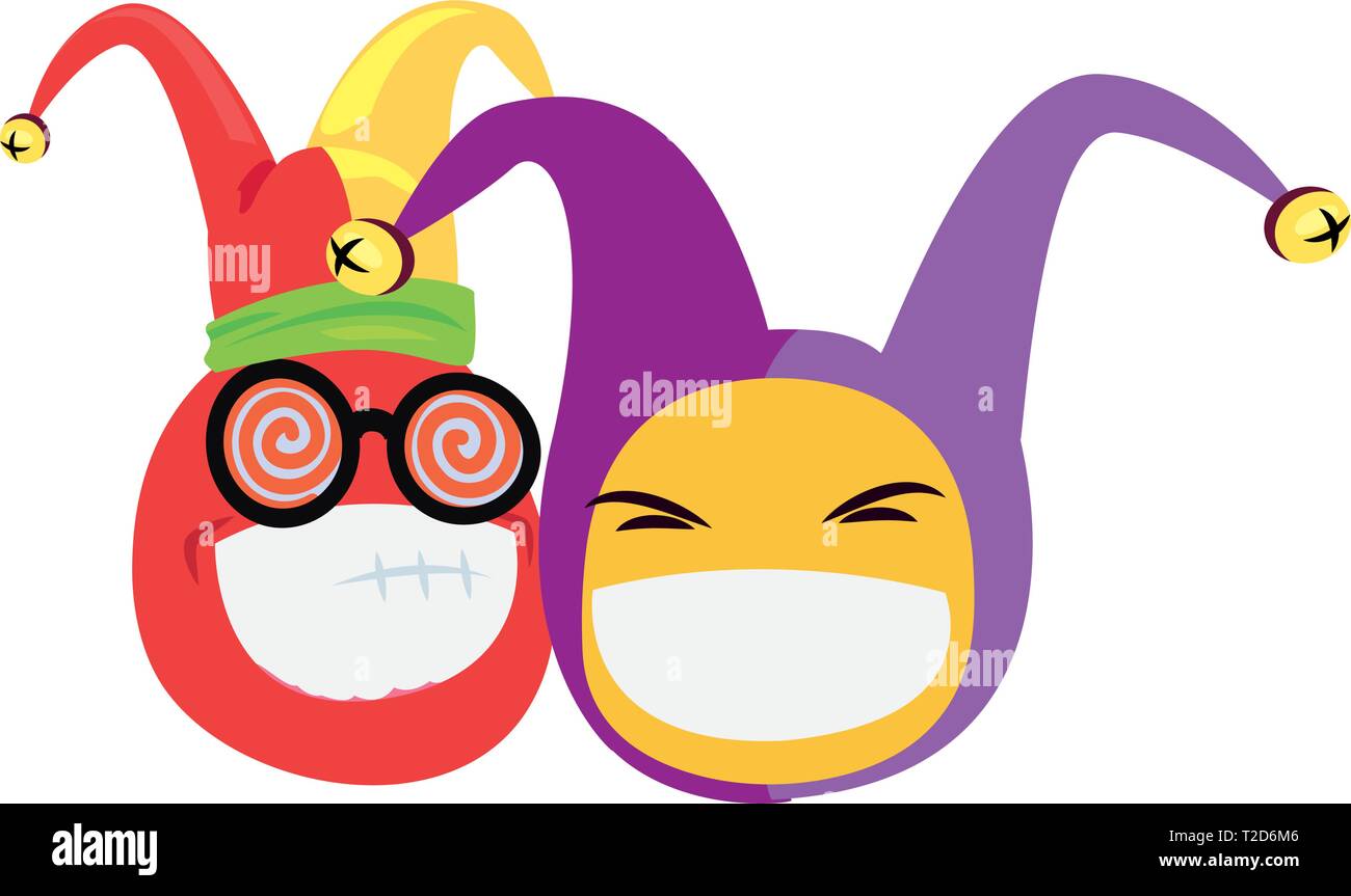 emoji face april fools day vector illustration Stock Vector Image & Art ...