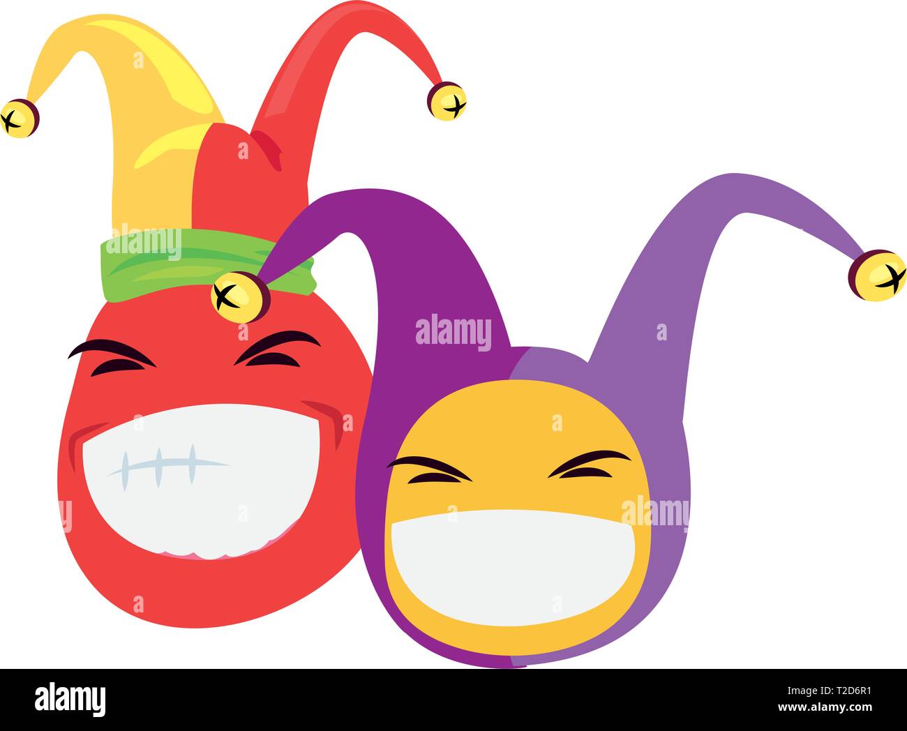 emoji face april fools day vector illustration Stock Vector Image & Art ...