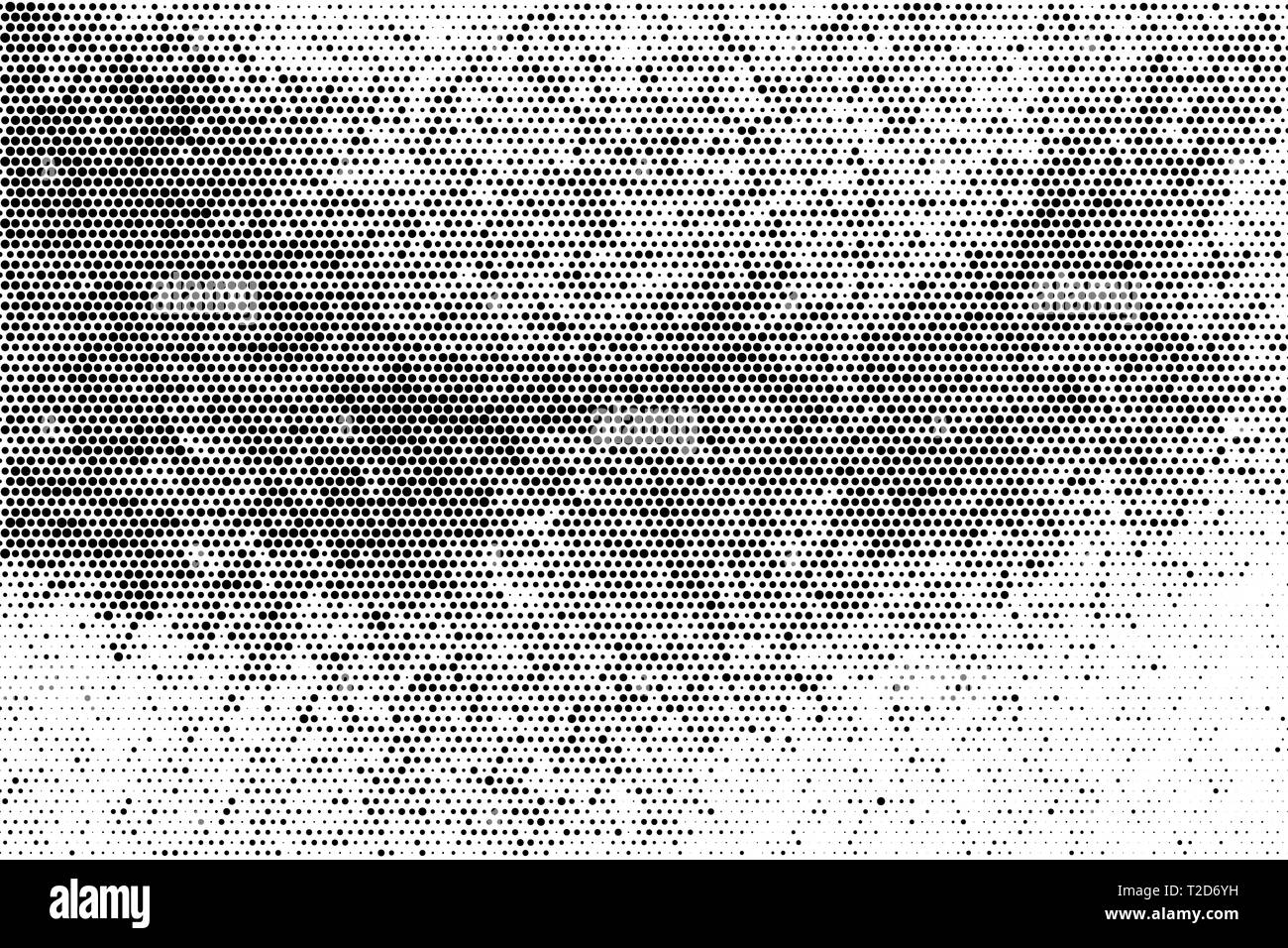 Black Halftone Texture On White Background. Modern Dotted Futuristic ...