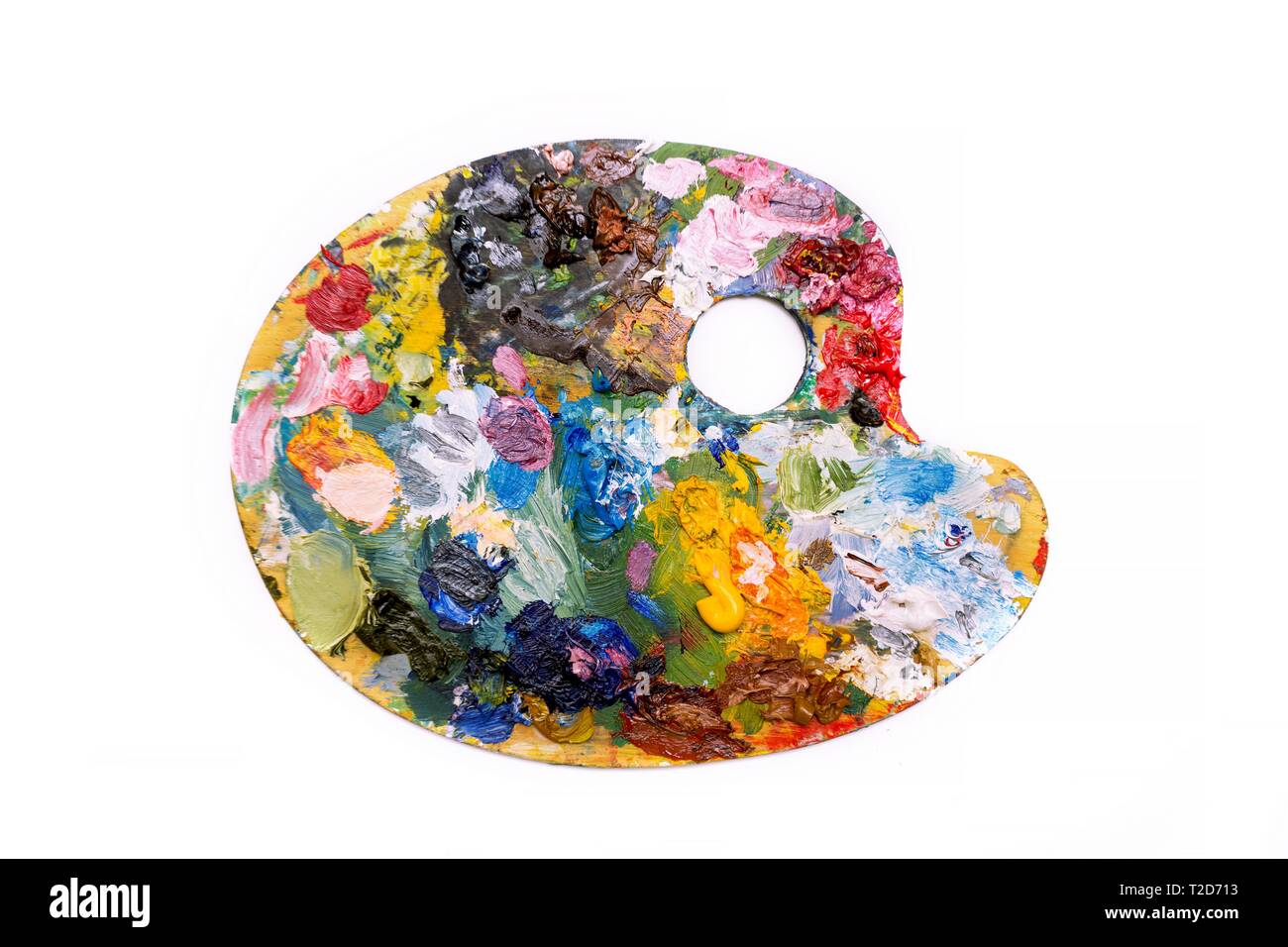 pallette on a white background Stock Photo - Alamy