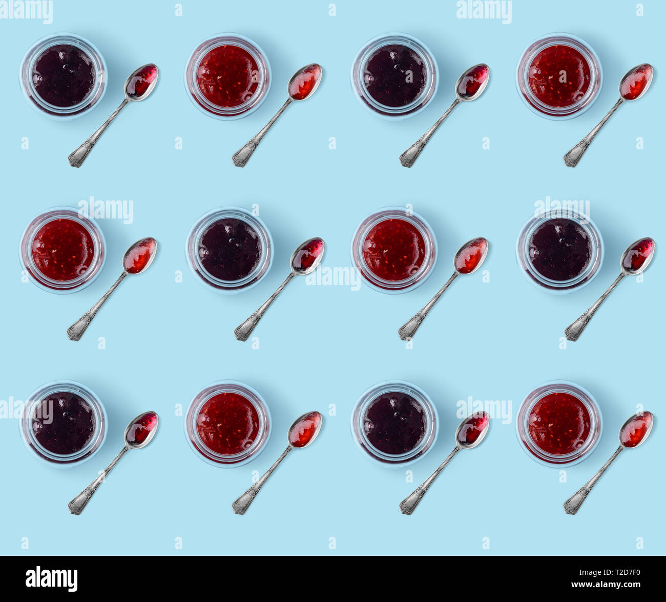 Jam jars spoon hi-res stock photography and images - Alamy