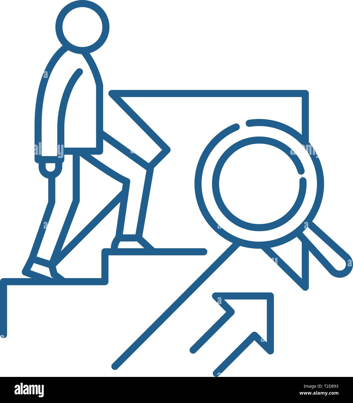 PERSONAL GROWTH line icon concept. PERSONAL GROWTH flat vector symbol ... PERSONAL GROWTH line icon concept. PERSONAL GROWTH flat vector symbol ...