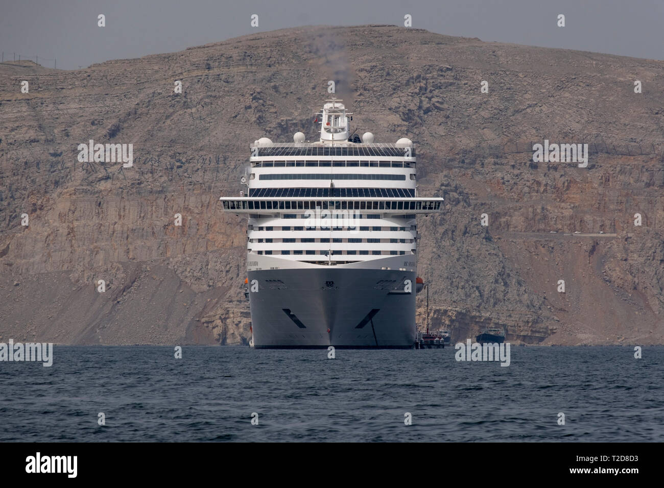 Cruise ship MSC Splendida at sea Stock Photo - Alamy