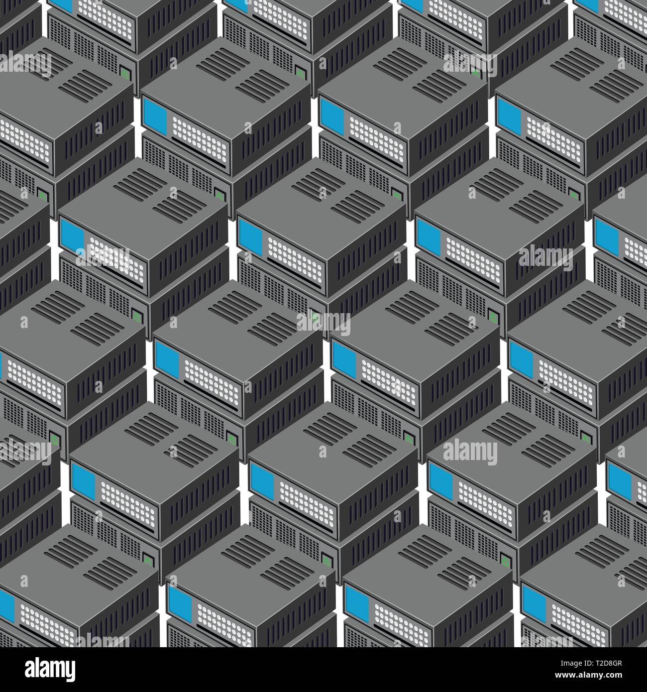 Web server computer network technology for design illustration ...