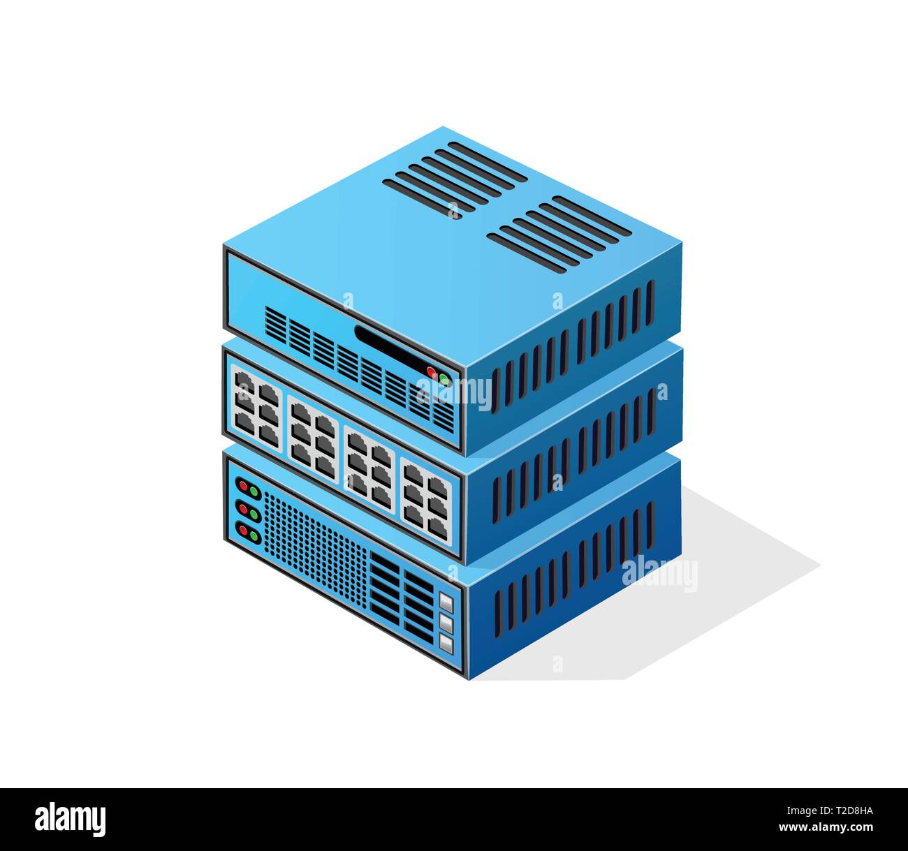 Isometric 3D computer for a crypto server for network internet data ...