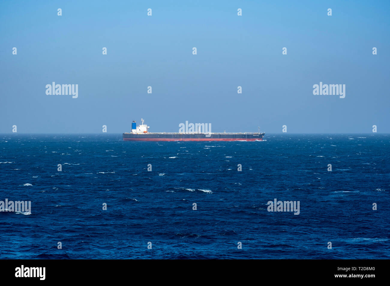 Oil tanker at sea Stock Photo - Alamy