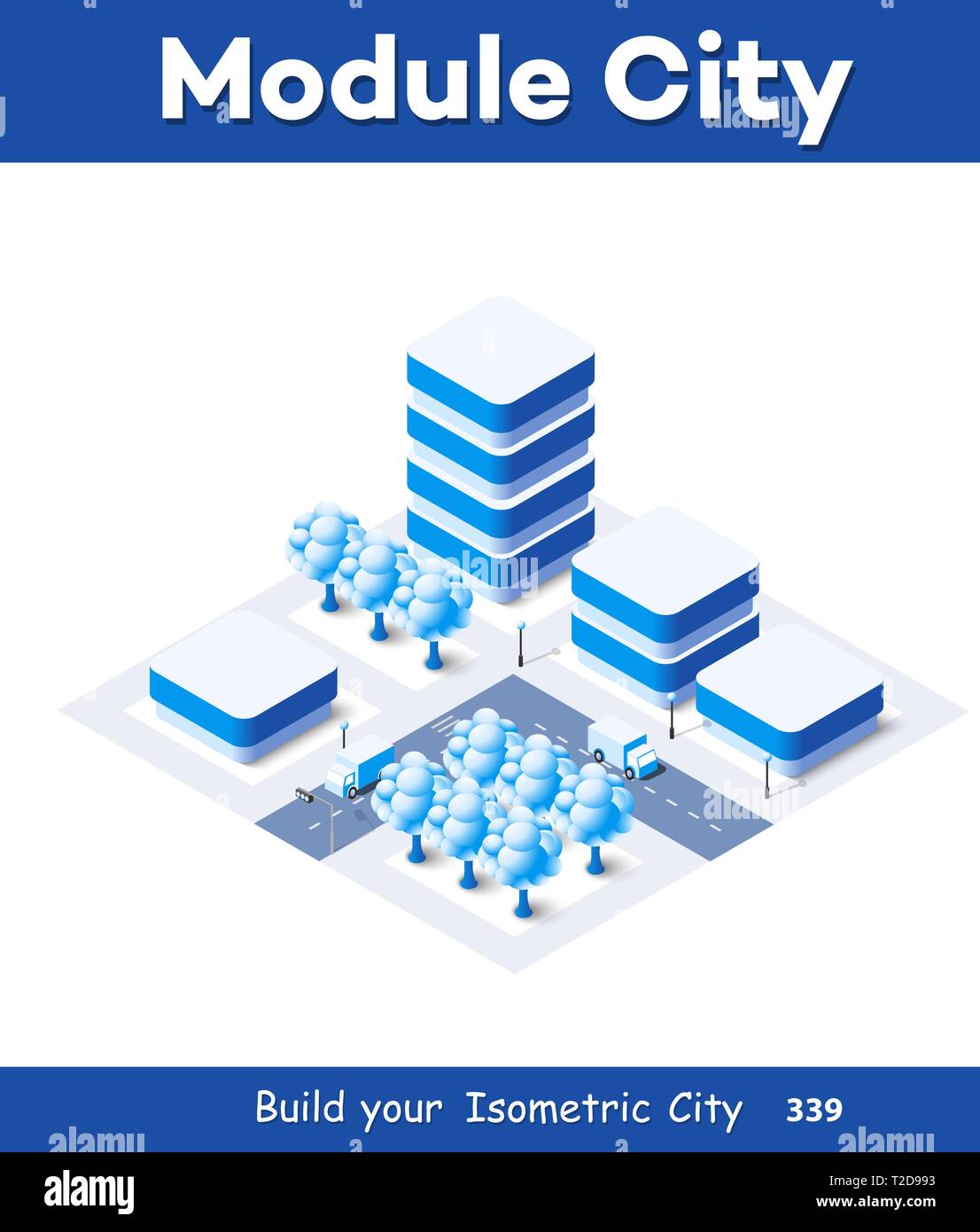 3d map of city on white design street town buildings modern urban house ...