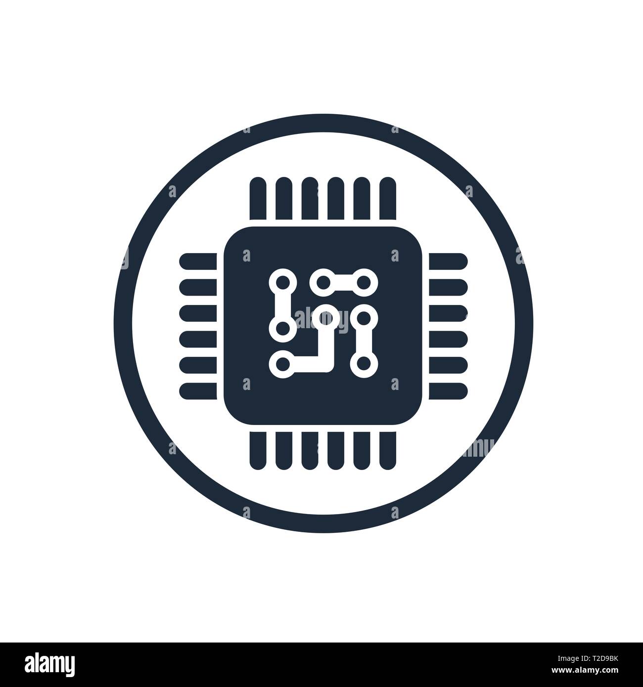 Microchip Chip Circuit Component Of Computer System Technology For Microprocessor Memory
